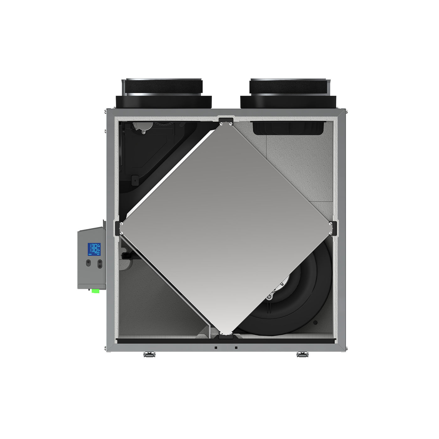 Broan AI Series V160E75RT 140 CFM 81% SRE Top Port ERV with Virtuo Tec ...