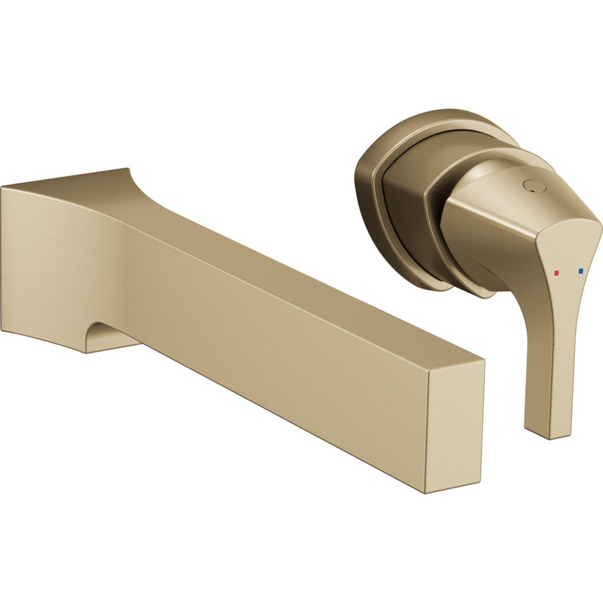 Delta Single Handle Bathroom Faucet Trim Wall-Mount — Rise