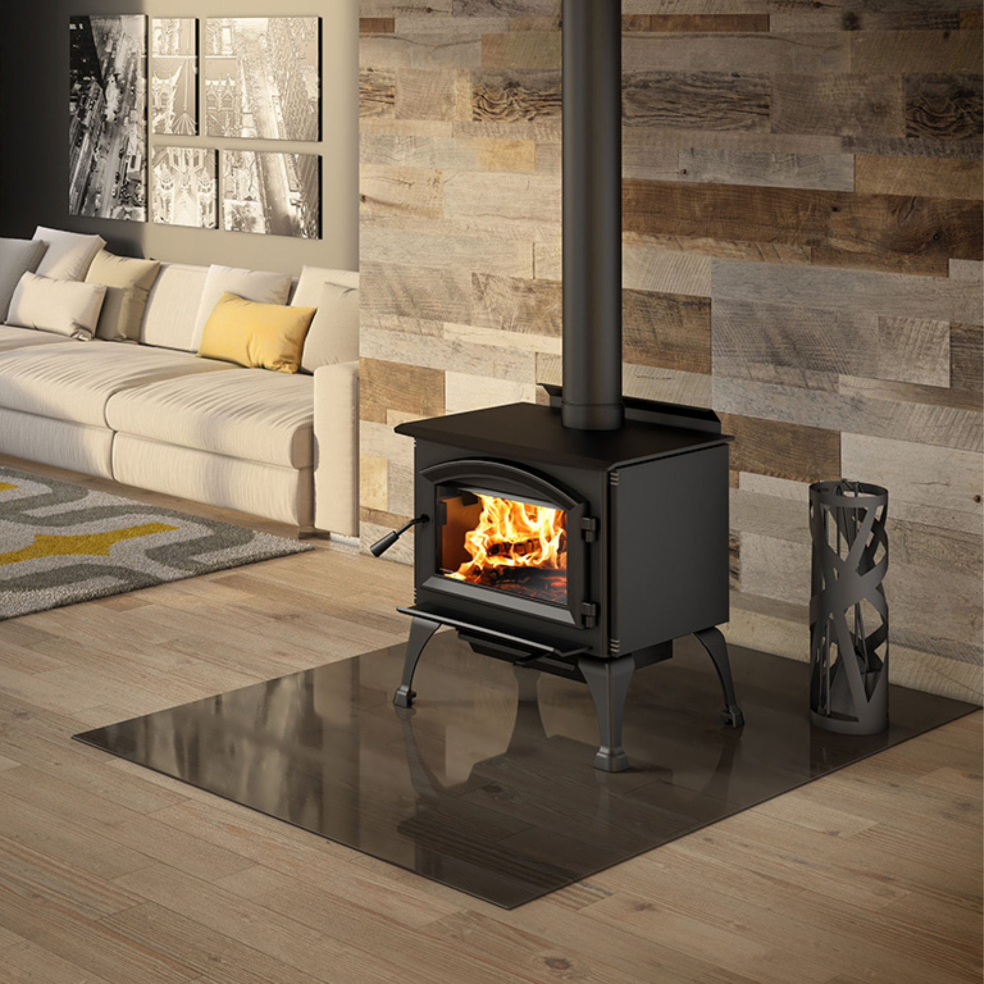 Enerzone Solution 2.3 Wood Burning Stove — Rise