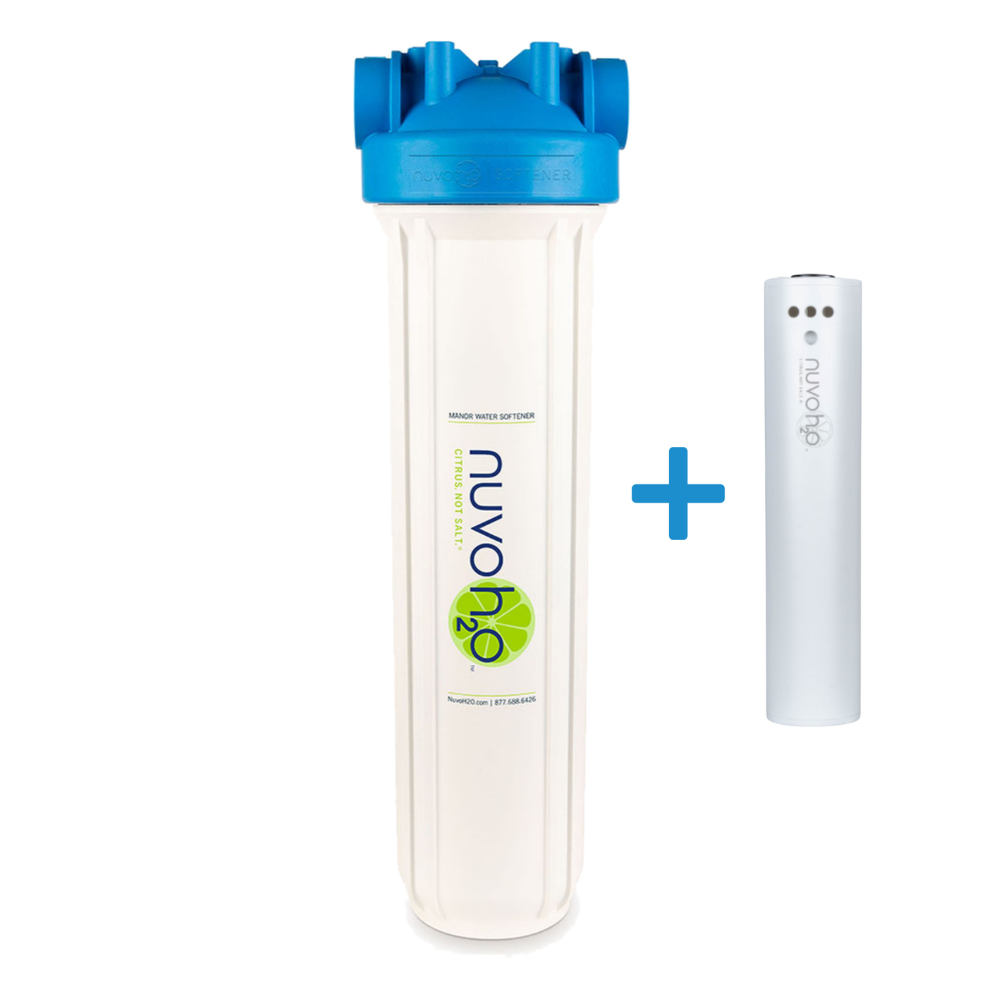 NuvoH2O Manor Water Softener System Bundle — Rise