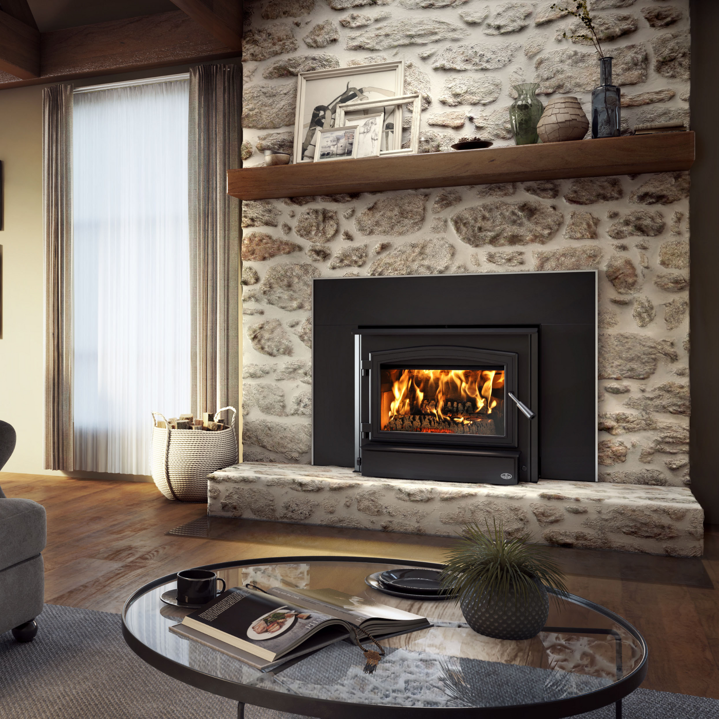 Osburn 3500-I Wood Insert Bundle — Rise