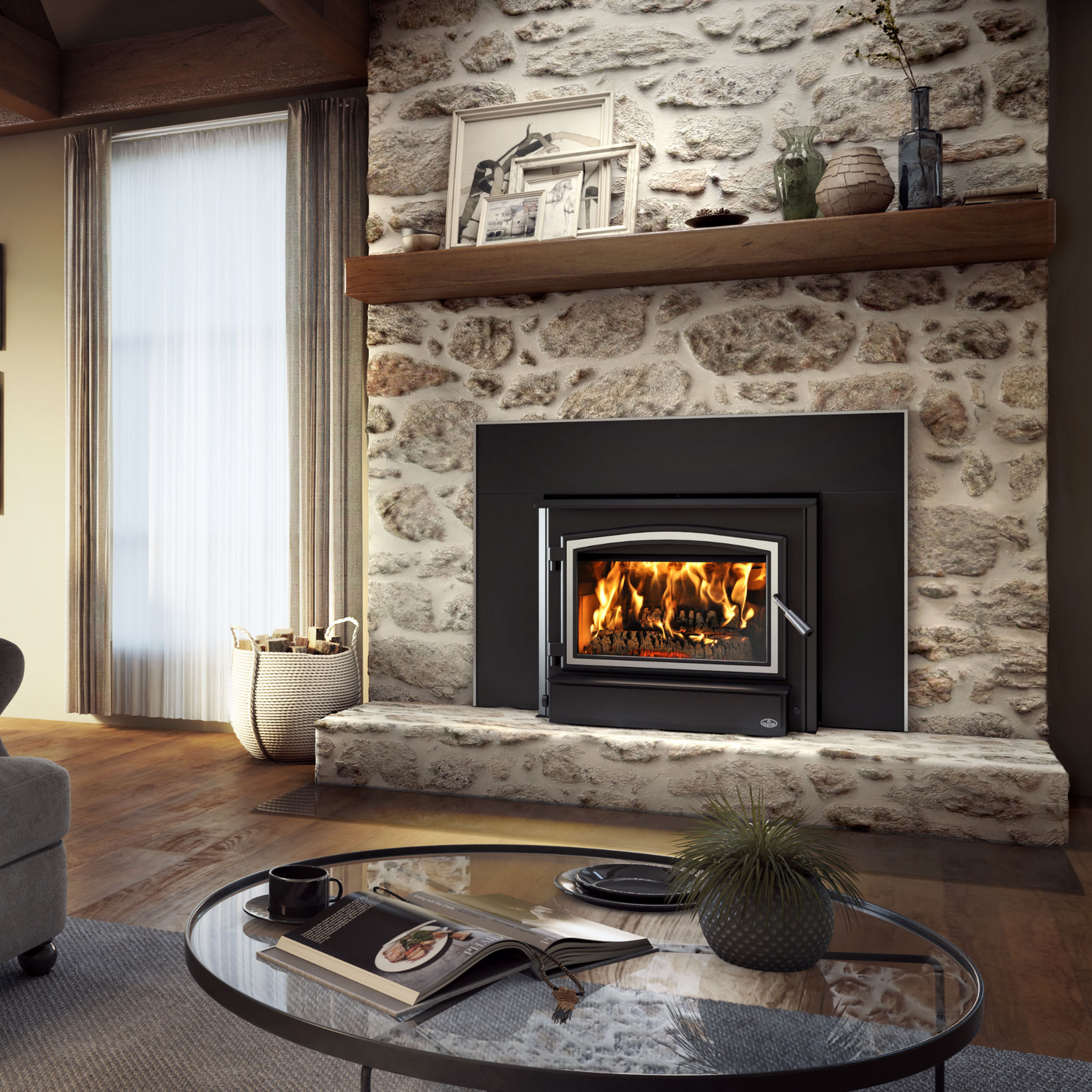 Osburn 3500-I Wood Insert Bundle — Rise
