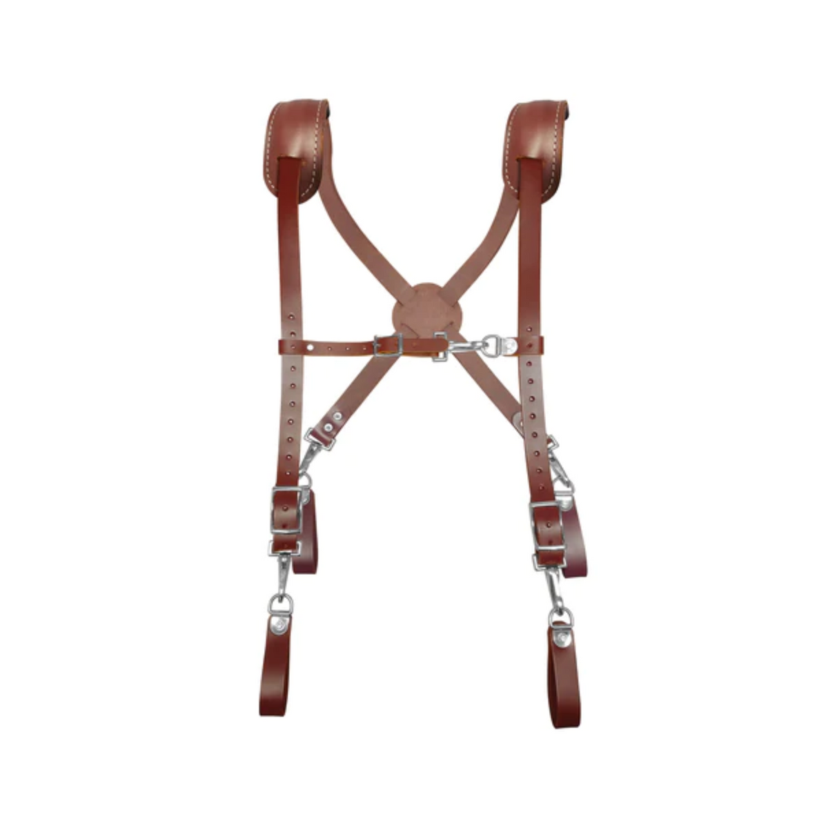 Site Gear Leather Work Suspenders — Rise