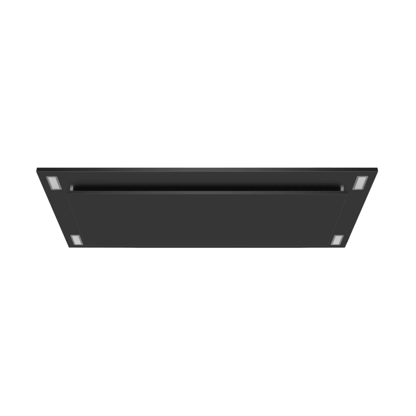 Victory Range Hoods Sunset 600 CFM Black Flush Ceiling Mount Dimmable ...