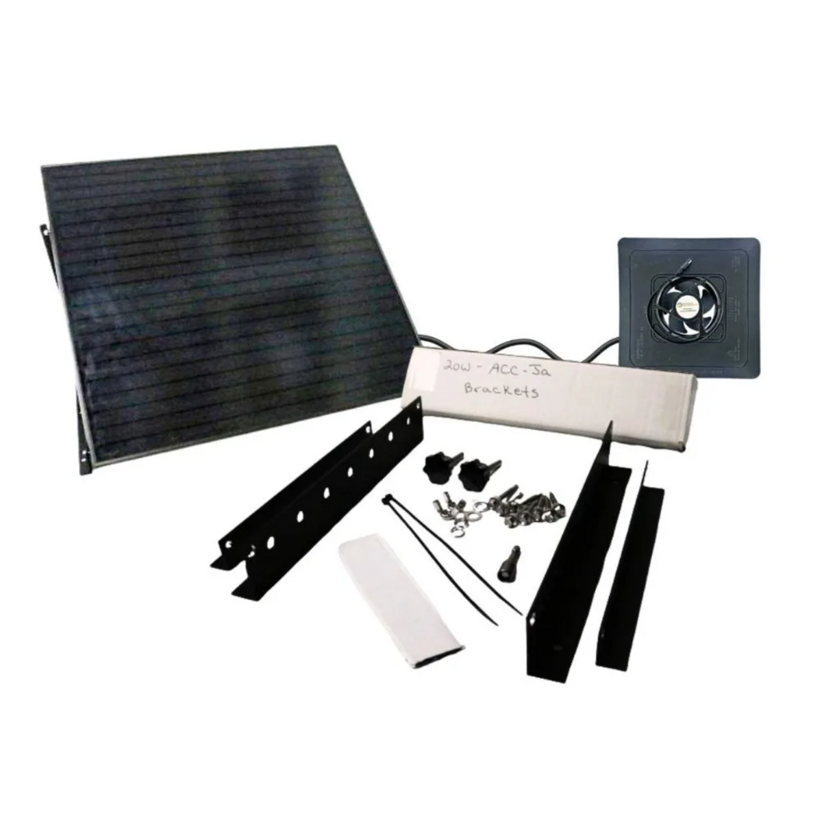 iSolar 20W106-FLEX Modular Solar Attic Fan – Retrofit - High-Efficienc ...