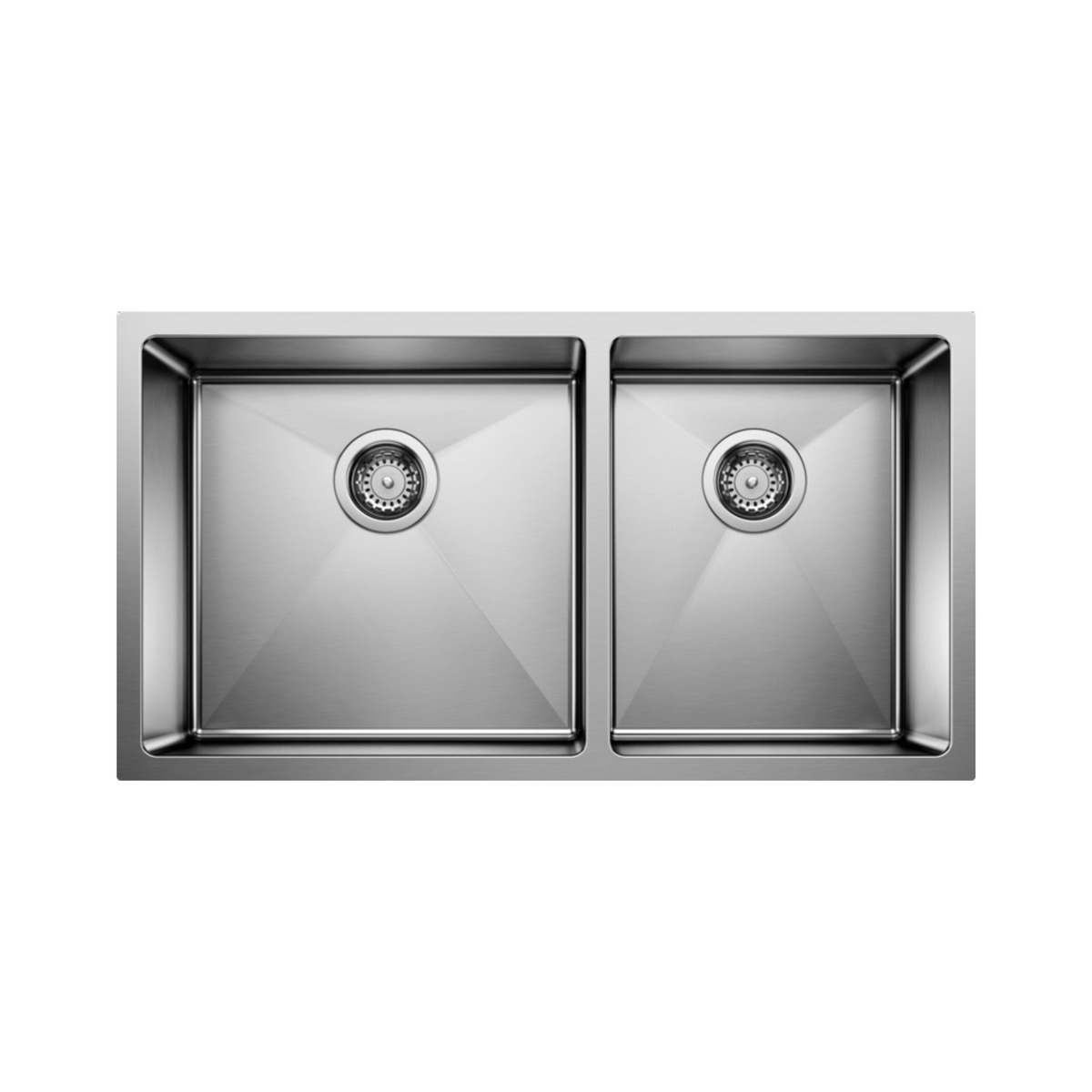 Blanco QUATRUS R15 U 1¾ Stainless Steel Kitchen Sink — Rise