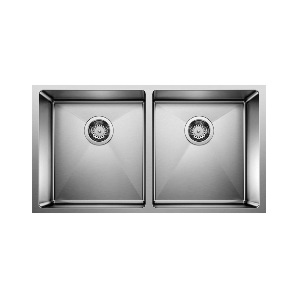 Blanco QUATRUS R15 U 2 Stainless Steel Kitchen Sink — Rise