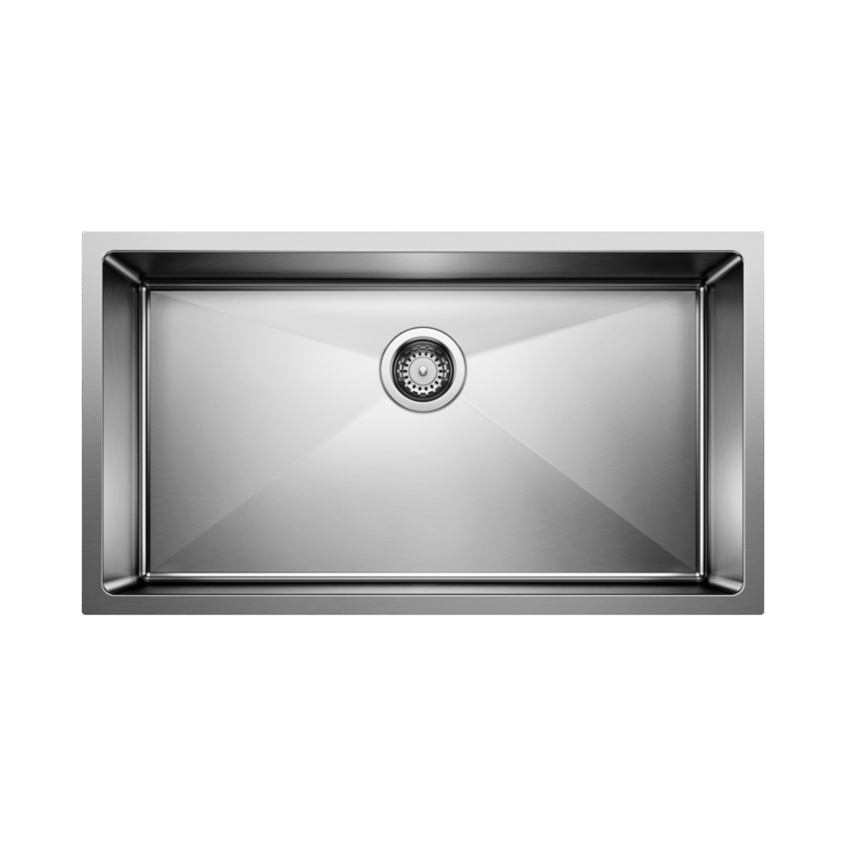 Blanco QUATRUS R15 U Super Single Stainless Steel Kitchen Sink - 40151 ...