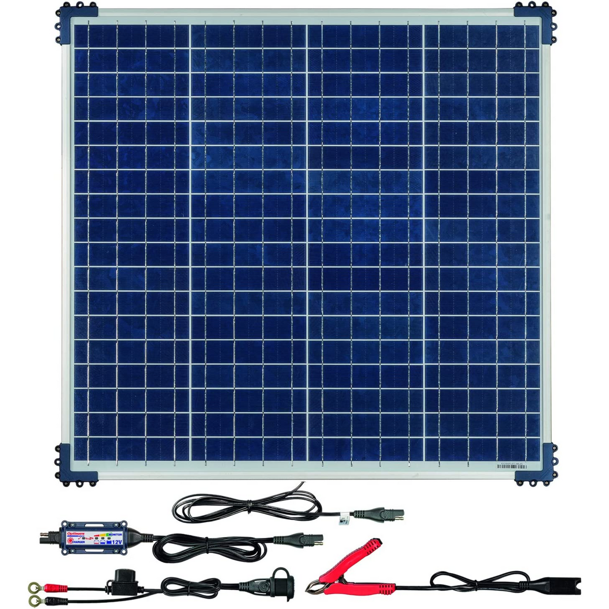 OptiMATE TM-523-6 Solar 60W Travel Kit - 6-Step 12V 5A Sealed Solar Ba ...