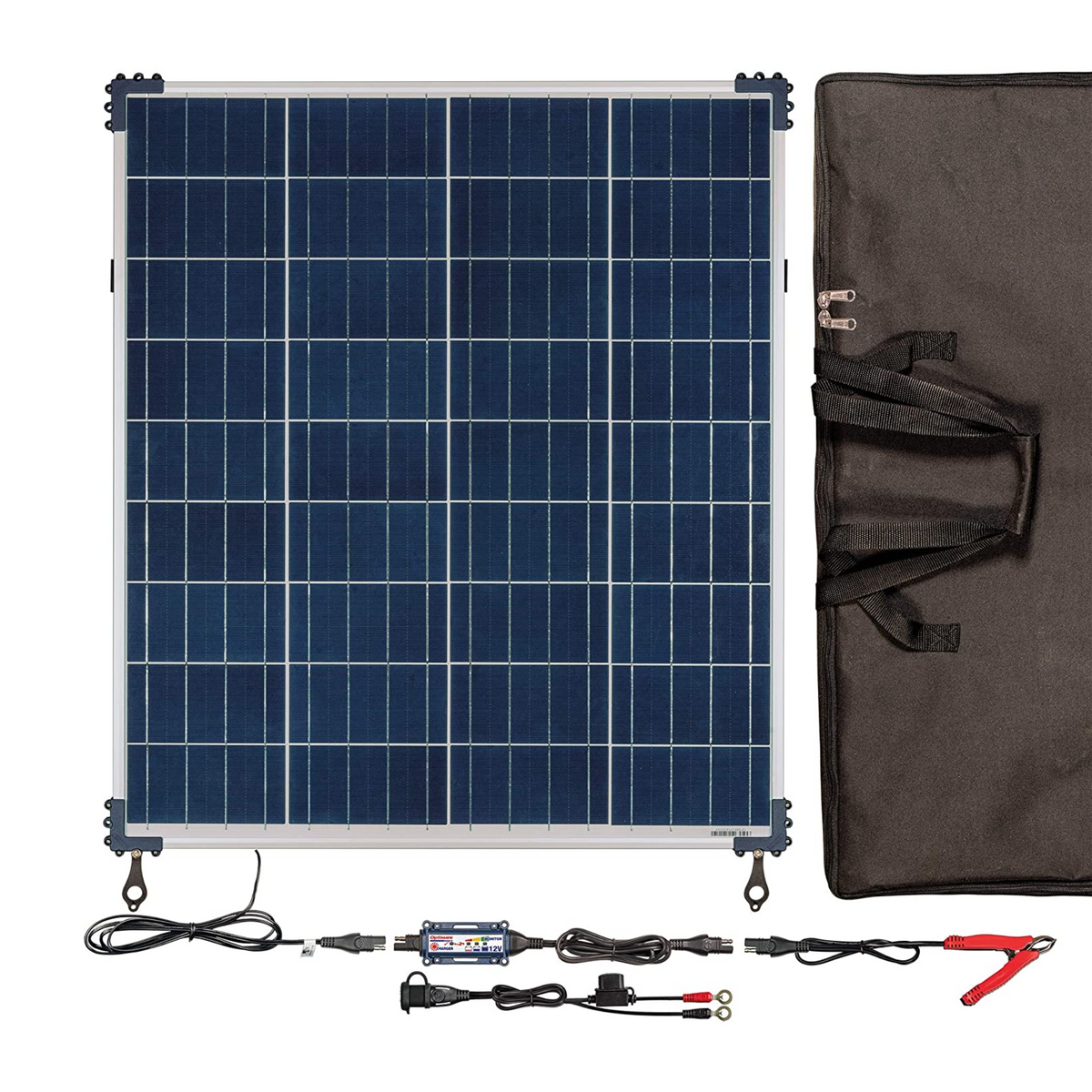 OptiMATE TM-523-8TK SOLAR 80W Travel Kit - 6-Step 12V 6.67A Sealed Sol ...