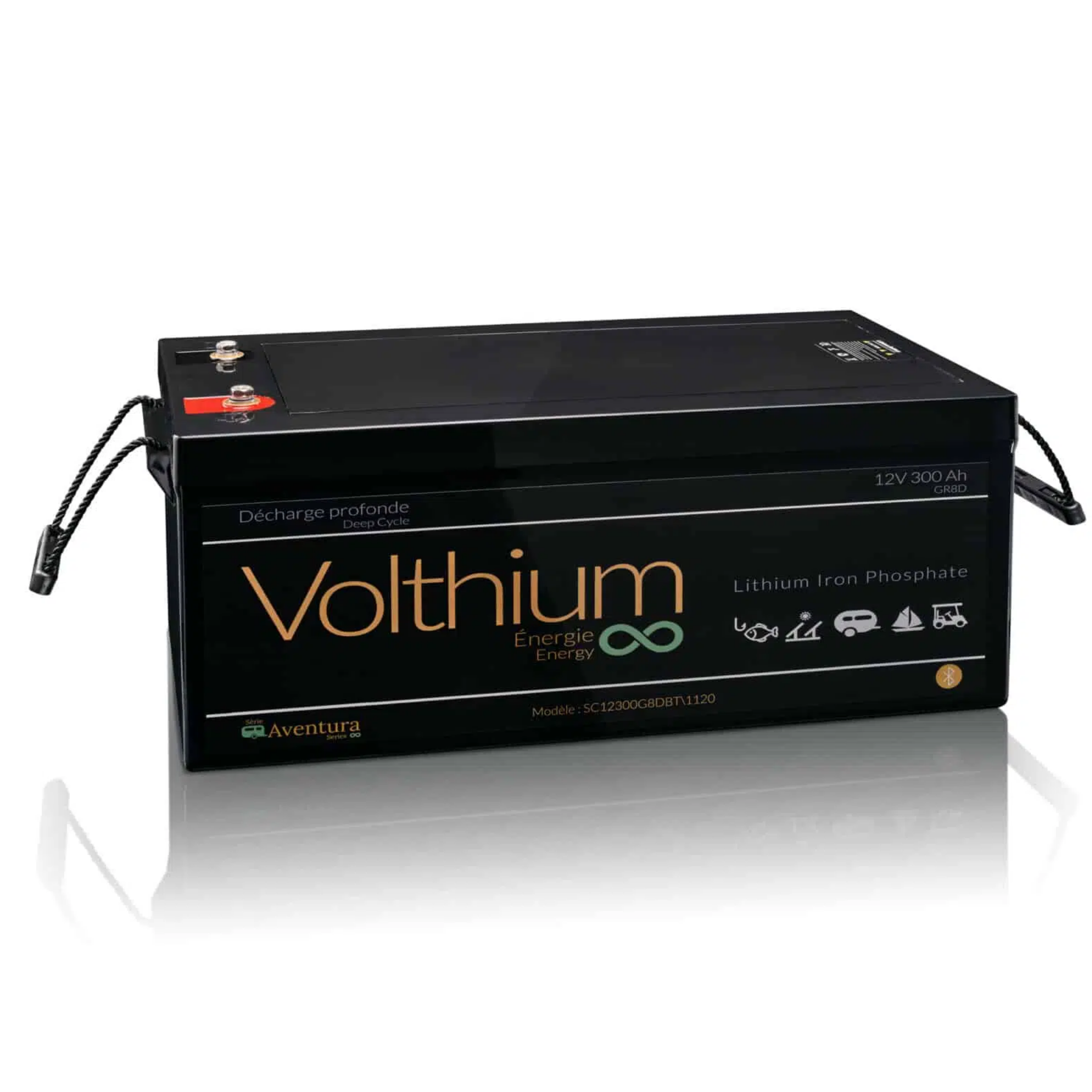 Volthium Battery Aventura 12V 300AH - Bluetooth Function — Rise